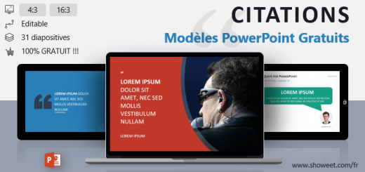 Modèles PowerPoint pour Citations - Showeet