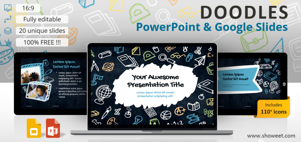 Doodles Template for PowerPoint and Google Slides