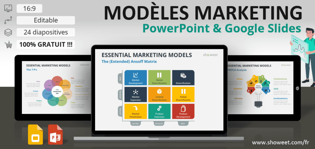 Modèles gratuits Google Slides et PowerPoint Stratégie