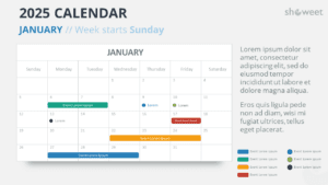 2025 Calendar Templates for PowerPoint & Google Slides